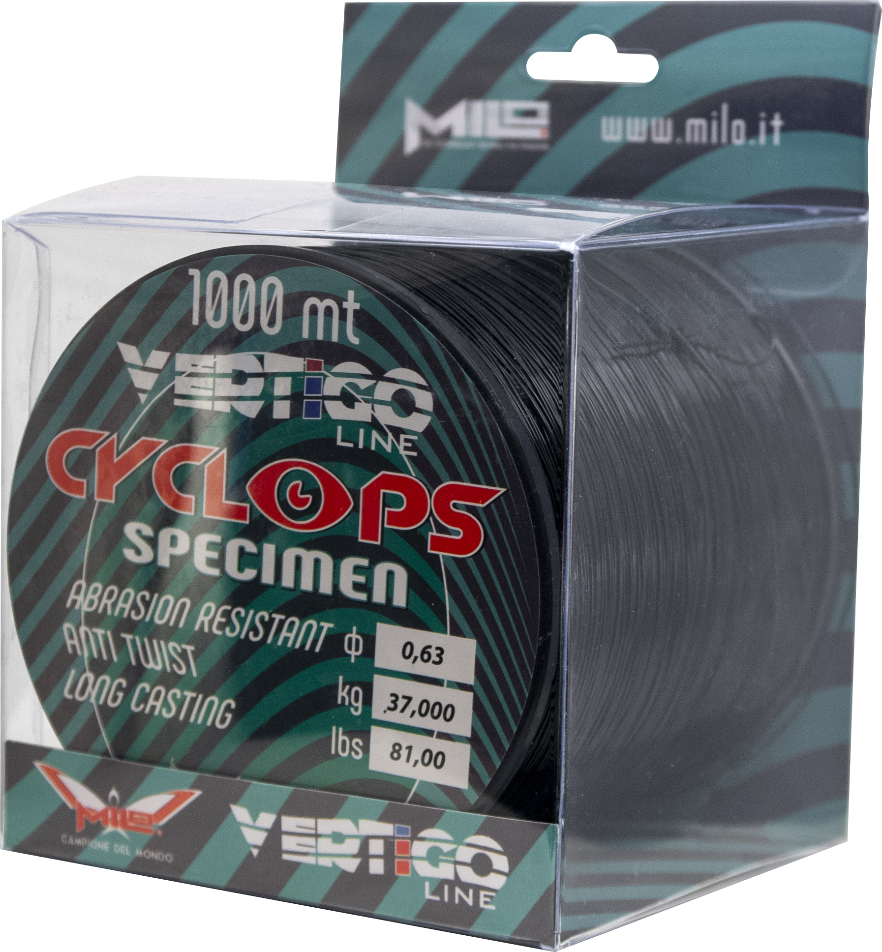 MILO Vertigo Cyclops Specimen 0.57mm 300mt – StrongFishing.com